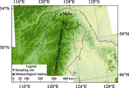 Greater Khingan Mountains Map